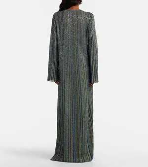 Missoni Striped Lamé Gown