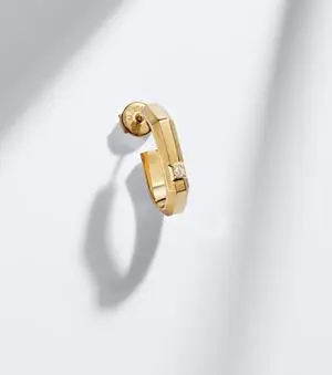 Messika Moderniste Small 18kt Single Hoop Earring With Diamond