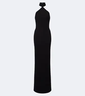 THE NEW ARRIVALS ILKYAZ OZEL Kailash Halterneck Gown