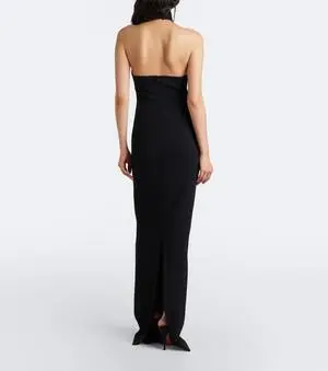 THE NEW ARRIVALS ILKYAZ OZEL Kailash Halterneck Gown
