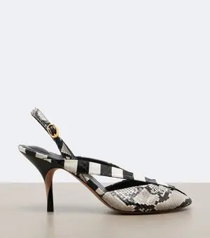 Jacquemus Slingback Leather Heels