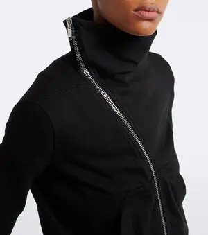 Rick Owens Mountain Cotton Zip-up Sweatshirt