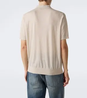 Arch4 Mr Ascot Cashmere Polo Shirt - Beige