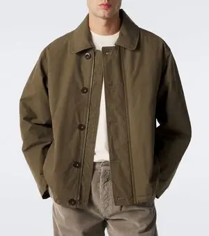 THE ROW Rafi Cotton Jacket - Brown