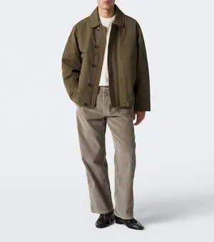 THE ROW Rafi Cotton Jacket - Brown