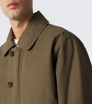 THE ROW Rafi Cotton Jacket - Brown