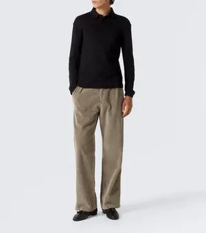 THE ROW Reyes Cotton Polo Shirt