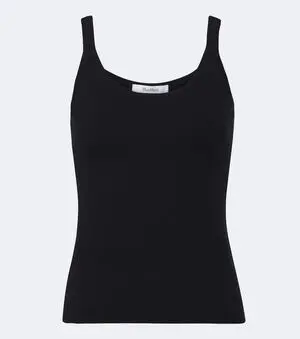 Max Mara Knitted Wool-blend Tank Top