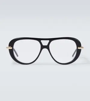 Loewe Slim Navigator Glasses - Black