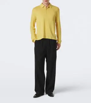 THE ROW Wool Twill Wide-leg Pants