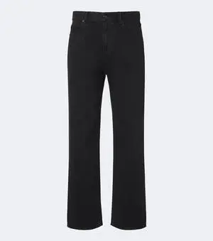 THE ROW Vanya Straight Jeans - Black