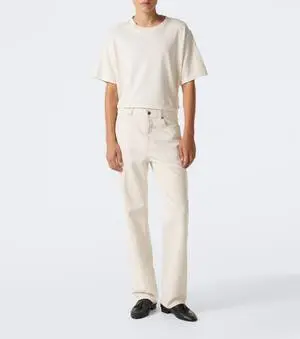 THE ROW Vanya Straight Jeans - White