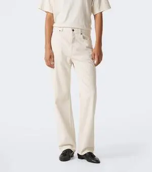 THE ROW Vanya Straight Jeans - White