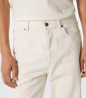 THE ROW Vanya Straight Jeans - White