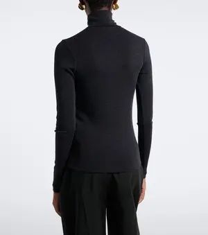 RÓHE Knitted Wool Turtleneck Sweater