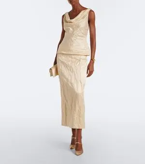 MALONE SOULIERS Maureen Leather And Mesh Mules