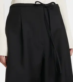 RÓHE Wool And Mohair Wide-leg Pants