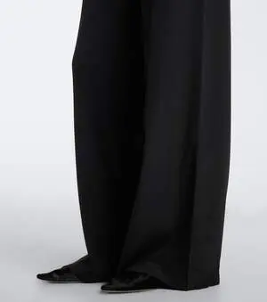 JOSEPH Rihani Silk Crêpe Wide-leg Pants