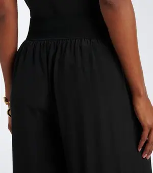 JOSEPH Rihani Silk Crêpe Wide-leg Pants