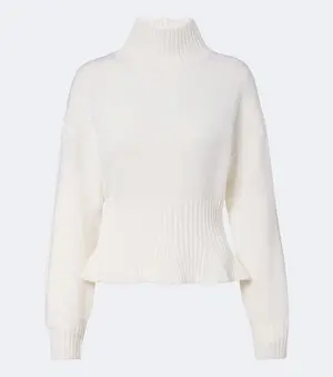 Jardin Des Orangers Wool And Cashmere Mockneck Sweater - White