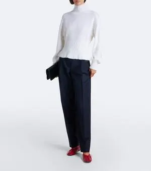 Jardin Des Orangers Wool And Cashmere Mockneck Sweater