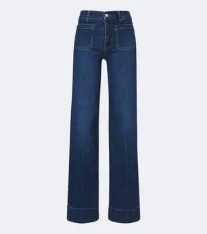 FRAME Slice Wide-leg Jeans
