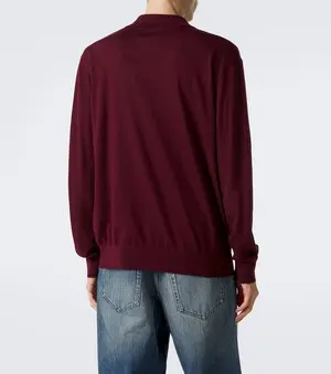 Dries Van Noten Wool Polo Sweater