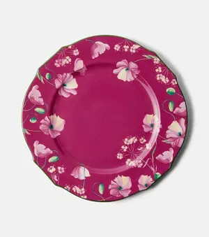 GINORI 1735 Florenza Duchessa Floral Porcelain Charger Plate - Pink