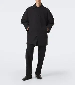 THE ROW Verna Cotton Poplin Car Coat