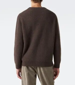 THE ROW Cashmere And Wool Crewneck Sweater