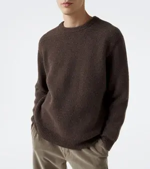 THE ROW Cashmere And Wool Crewneck Sweater