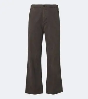 THE ROW Ramil Cotton Wide-leg Pants