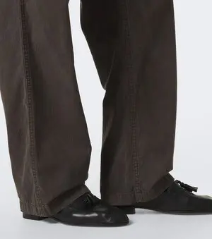 THE ROW Ramil Cotton Wide-leg Pants