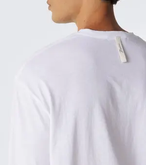 Jacquemus Logo Cotton And Hemp Jersey T-shirt - White