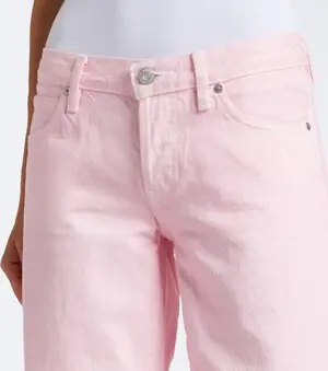 FRAME Gray Wide-leg Jeans