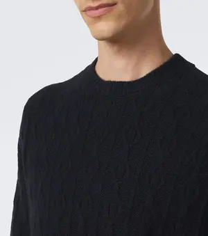 THE ROW Nanni Cable-knit Cashmere Sweater