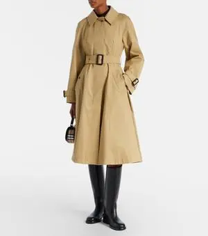 Burberry Cotton Gabardine Trench Coat