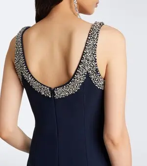 THE NEW ARRIVALS ILKYAZ OZEL Crystal-embellished Gown