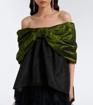 Simone Rocha Draped Off-shoulder Top