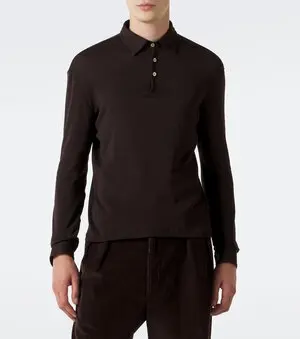THE ROW Reyes Cotton Jersey Polo Shirt