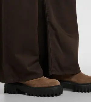 Hogan Suede Ankle Boots