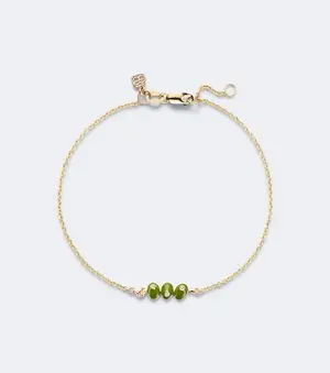 SYDNEY EVAN Martini Olives 14kt Bracelet With Sapphires