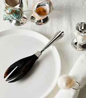 TAVARES 1922 Horn And Sterling Salad Fork