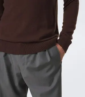 THE ROW Thamm Cashmere Sweater - Brown