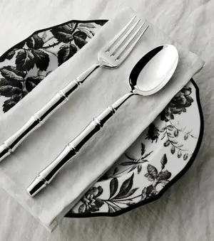 Gucci Set Of 2 -plated Spoons