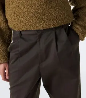 THE ROW Nesper Pleated Straight Pants