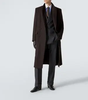 TOM FORD Double-breasted Cashmere Coat