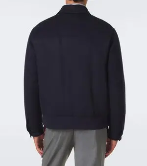 Kiton Wool Bomber Jacket