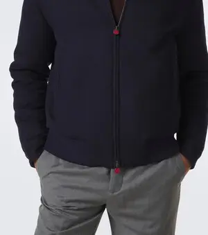 Kiton Wool Bomber Jacket