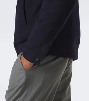 Kiton Wool Bomber Jacket